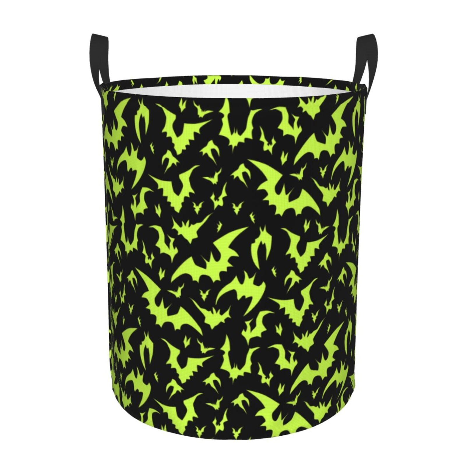 Laundry Basket, green bats Halloween black cool Laundry Hamper ...