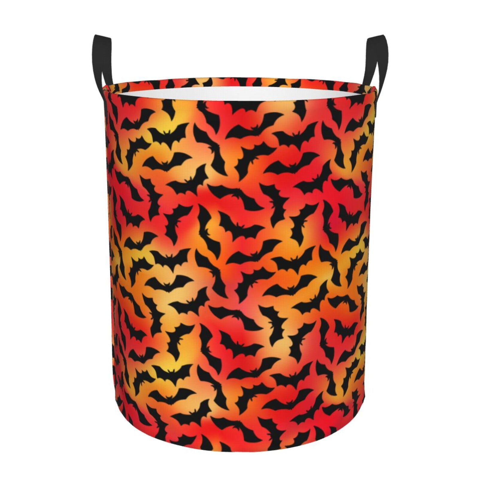 Laundry Basket, halloween bat Waterproof Laundry Hamper with Padded ...