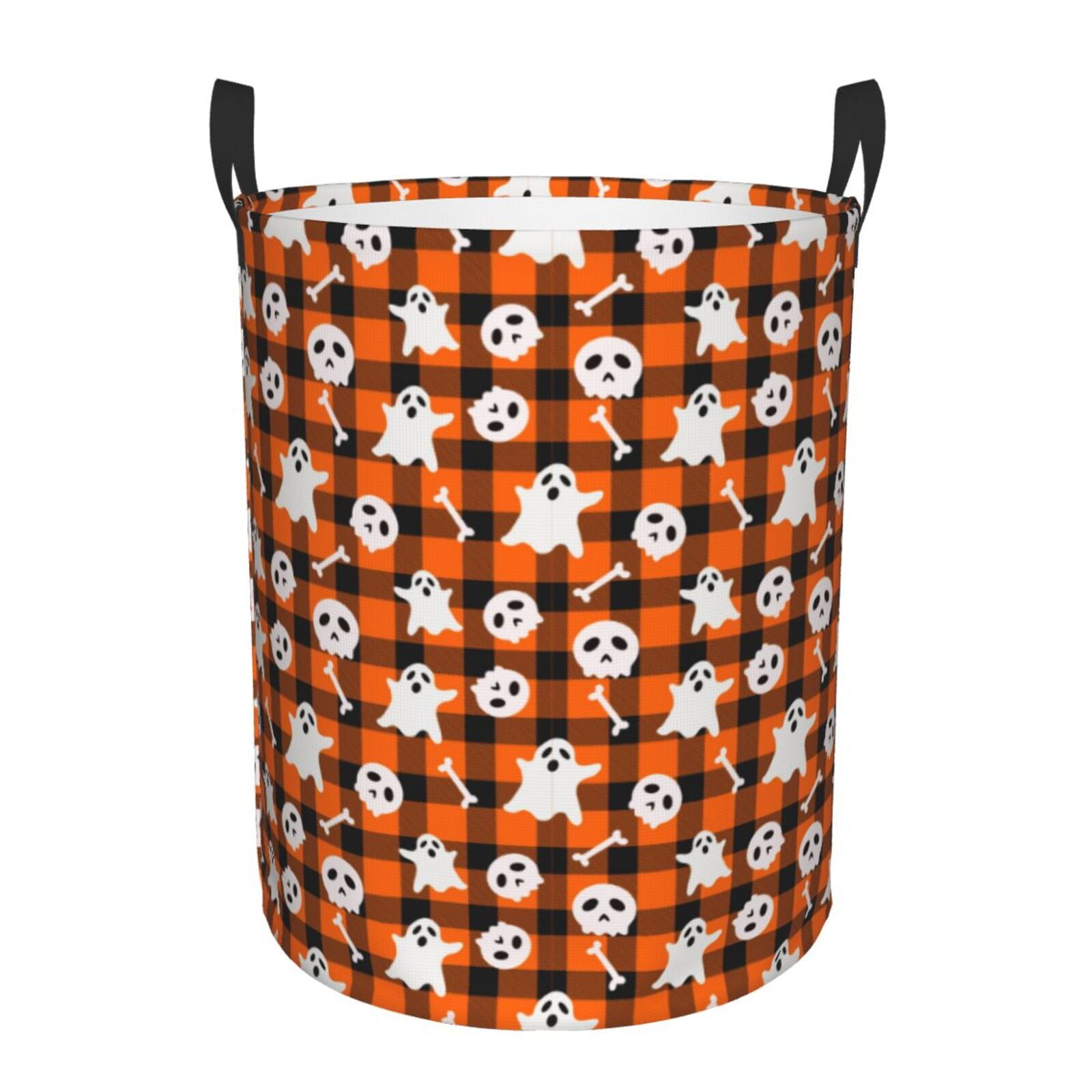 Laundry Basket, halloween ghost plaid Laundry Hamper Waterproof Laundry ...