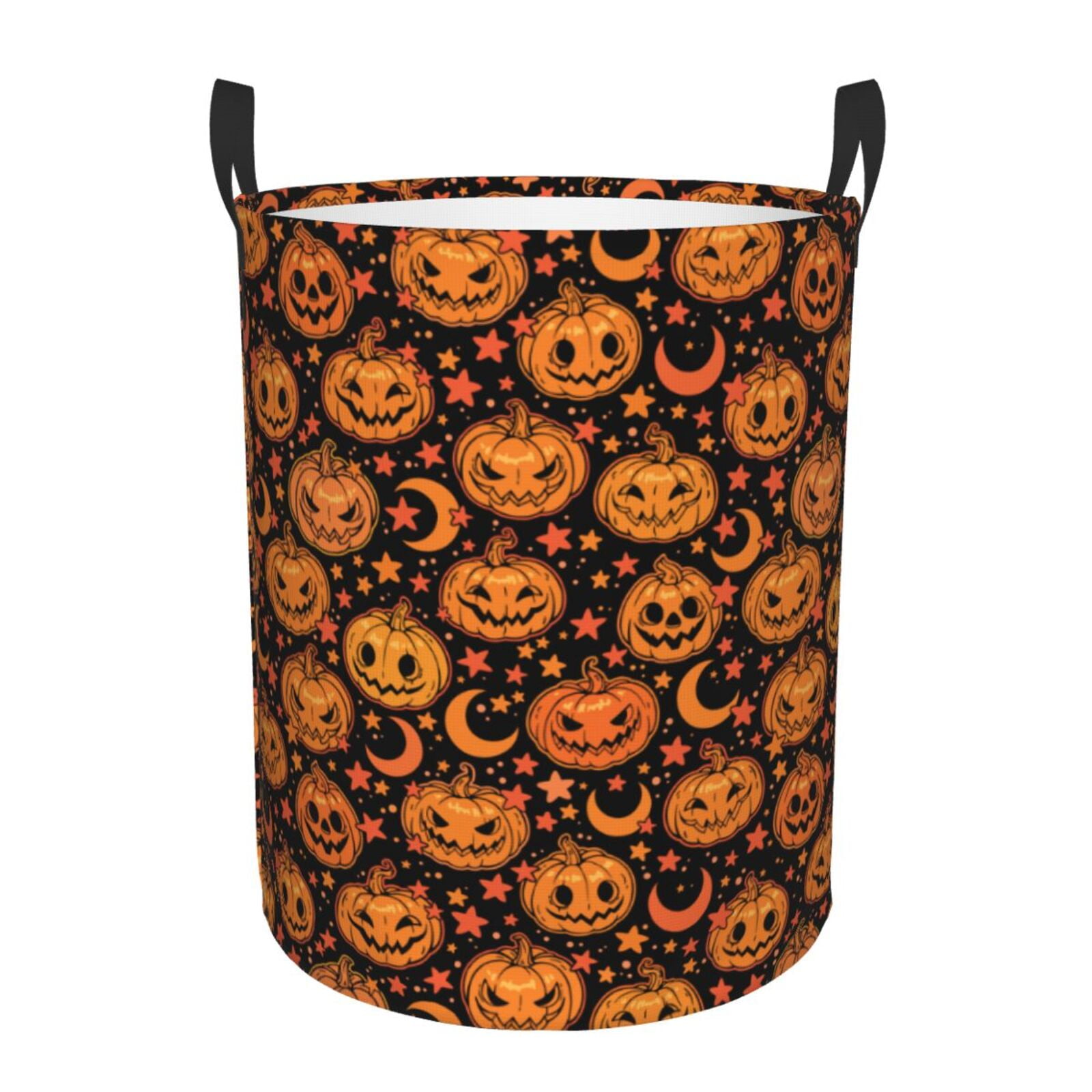 Laundry Basket, halloween pumpkin star Laundry Hamper Waterproof ...