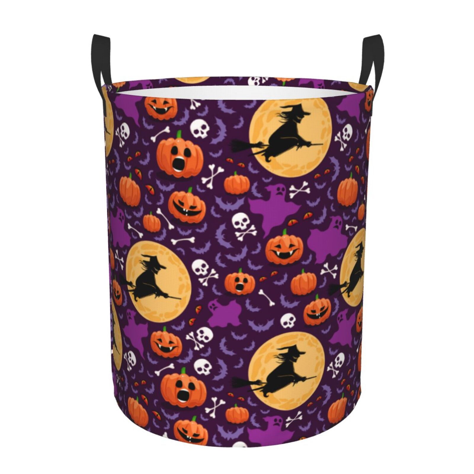 Laundry Basket, halloween witch pumpkins Laundry Hamper Waterproof ...