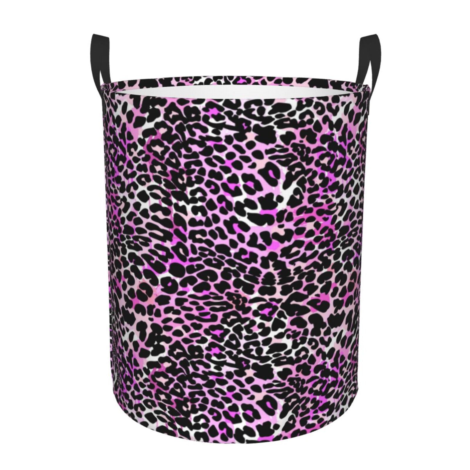 Laundry Basket, purple cool trendy Leopard print Waterproof Laundry ...