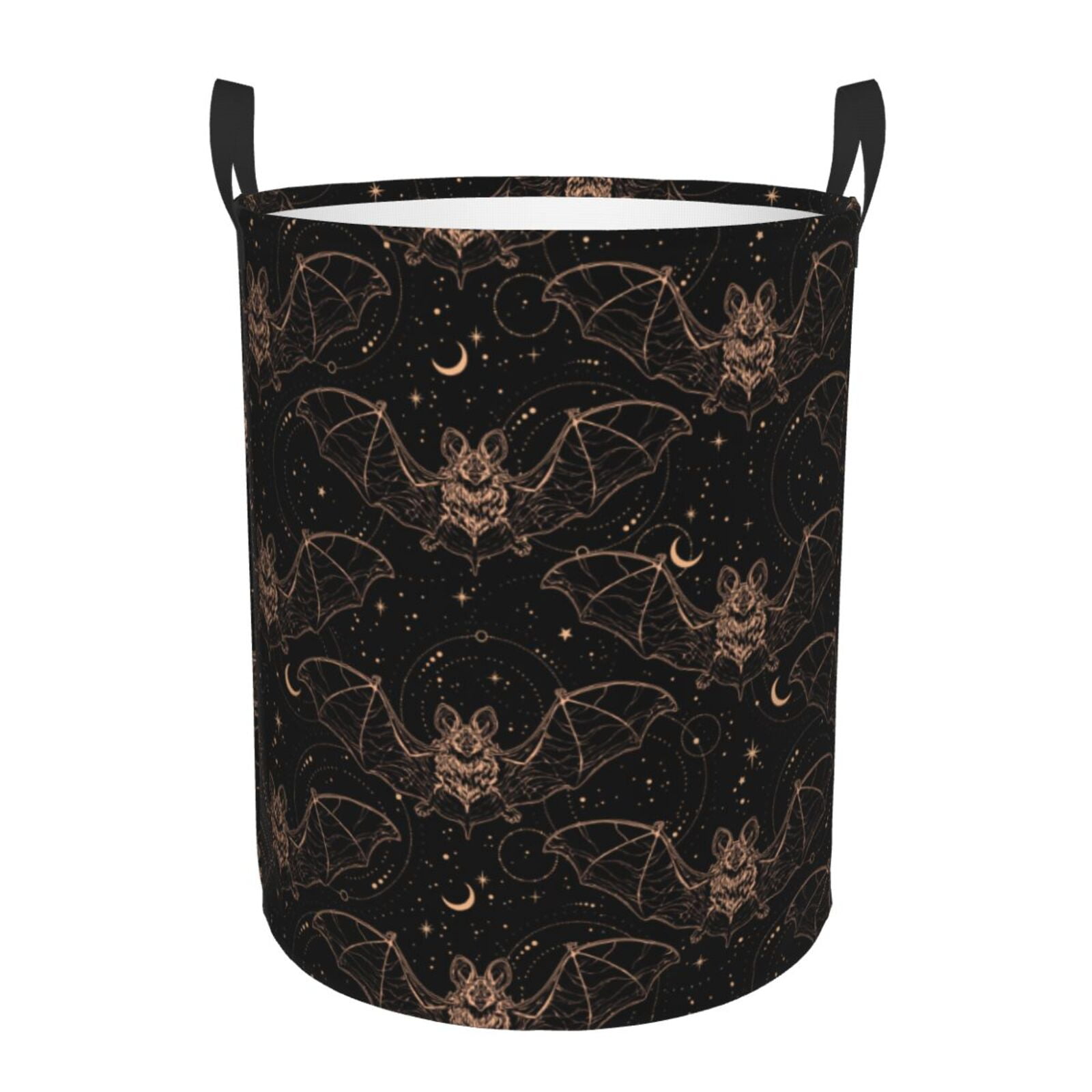 Laundry Basket, shiny bats star black cool Waterproof Laundry Hamper ...