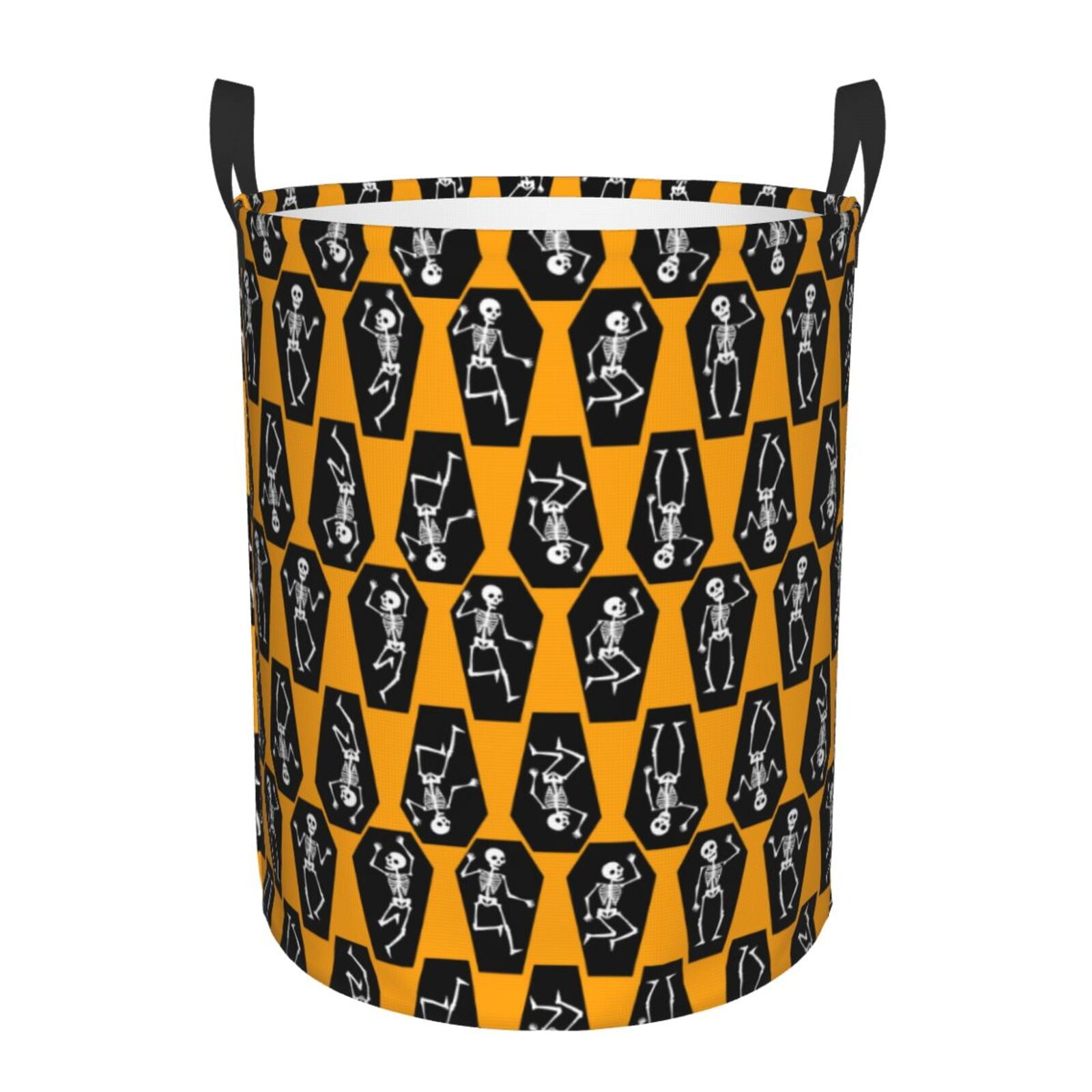 Laundry Basket - skull halloween Waterproof Laundry Hamper with Handles ...