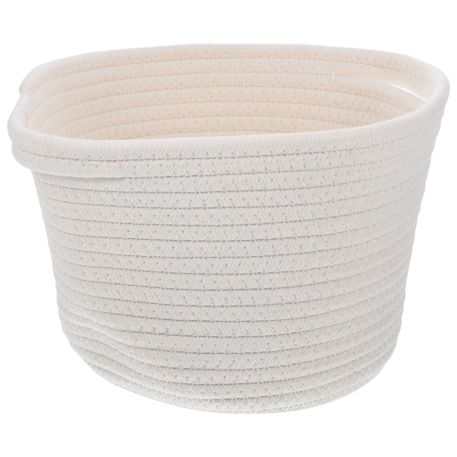 Laundry Baskets Woven Home Storage Small Perfume White Cotton Rope ...