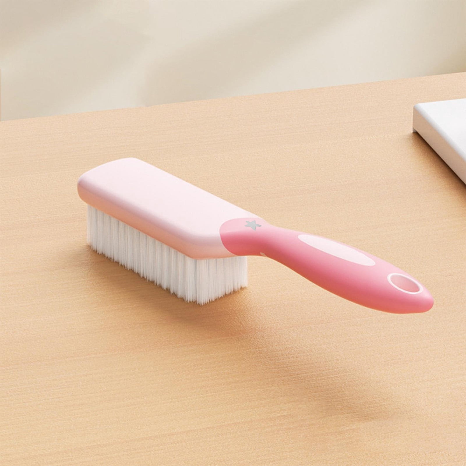 Laundry Brush and Shoe Brush with Long Handle, Soft Bristles for Gentle ...