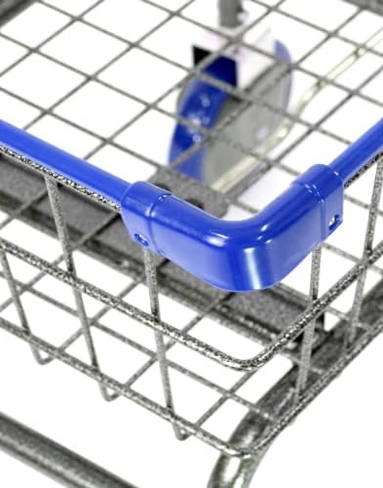 Laundry Cart Grey Powder Coated with Double Pole Rack, 1.5-Bu (Red ...