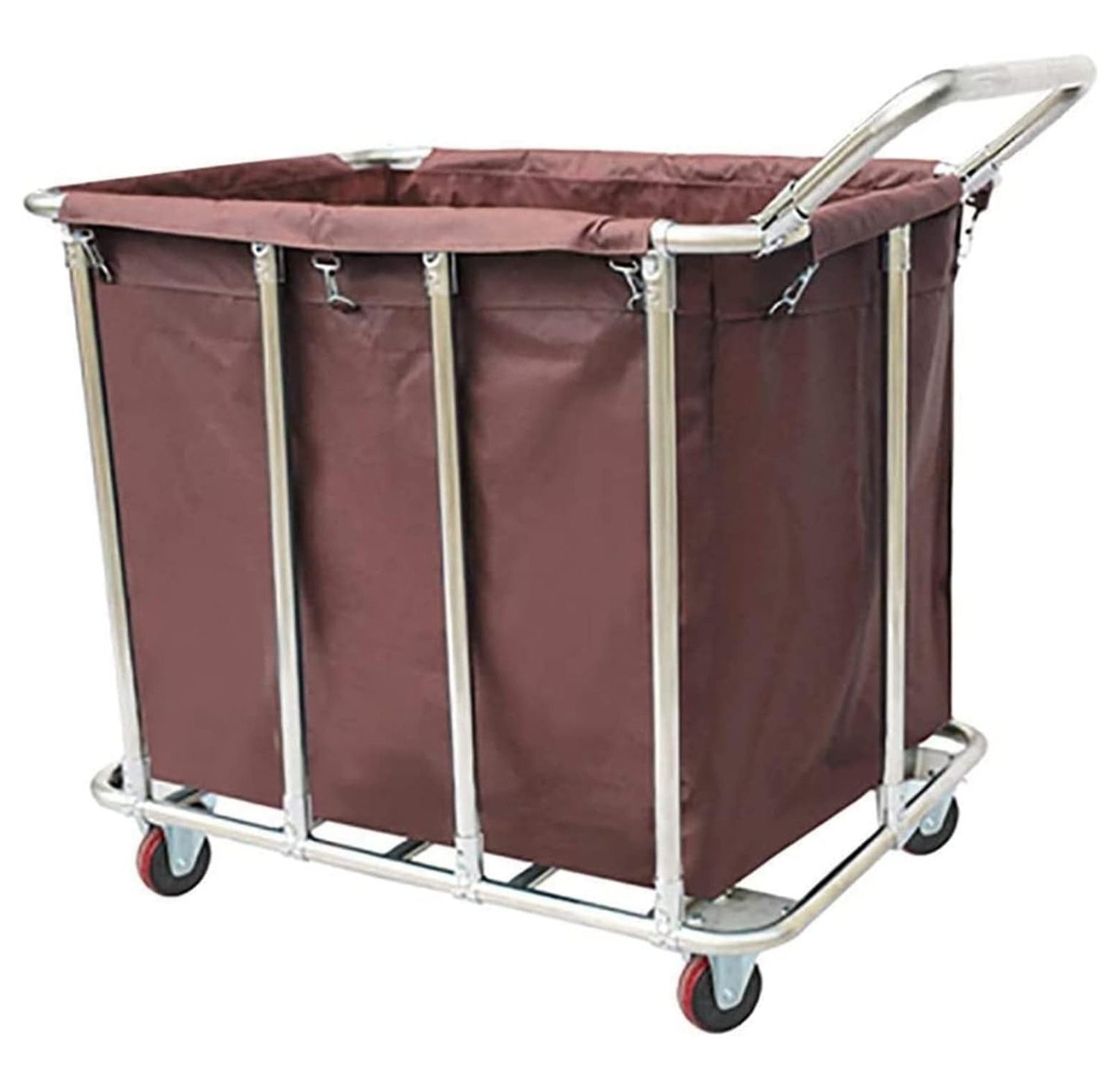Laundry Cart with Wheels, 400L large Laundry Rolling Bins with ...