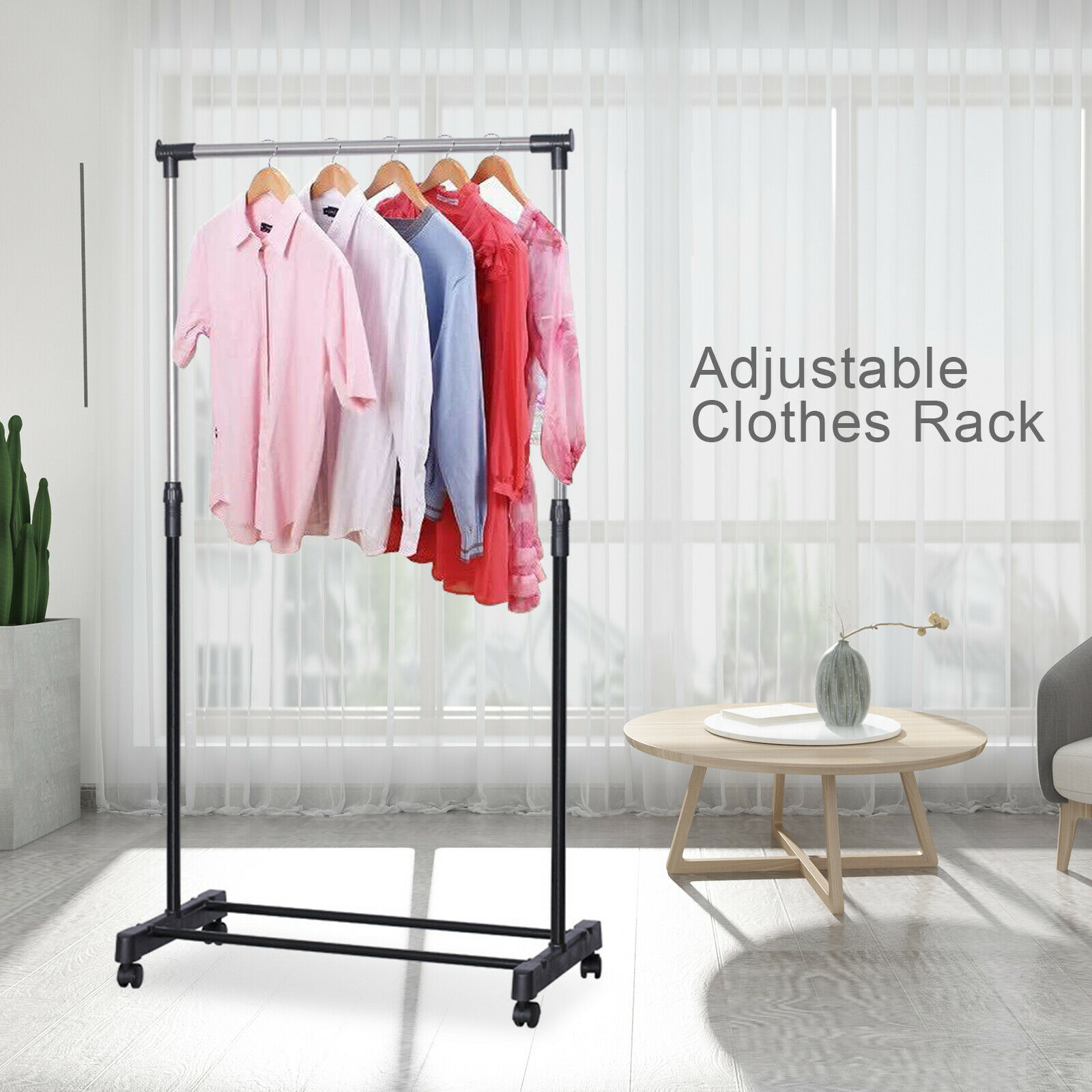 Laundry Clothes Storage Drying Rack Garment Stand Clothing Shelf ...