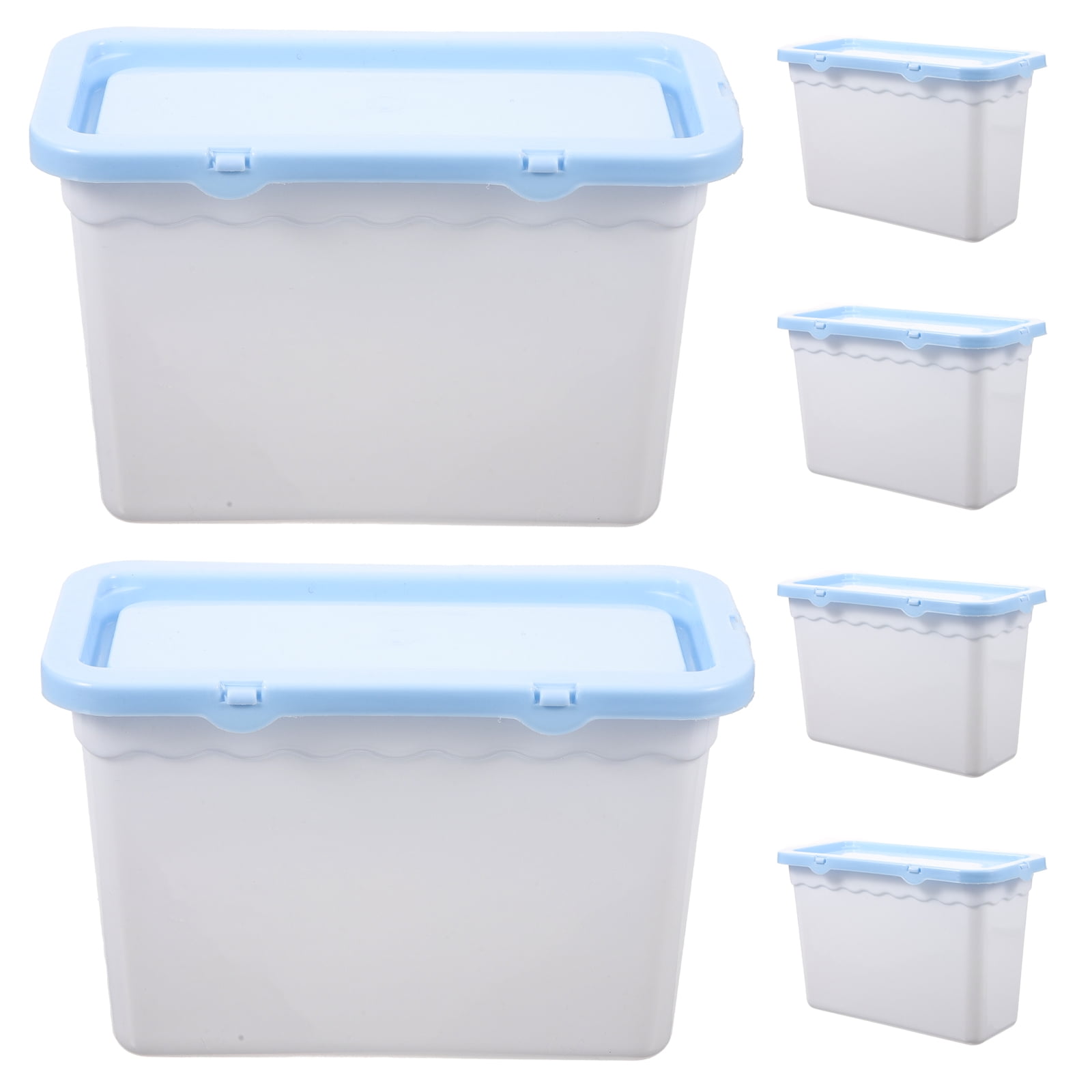 Laundry Container Pod Box with Cover Detergent Beads Storage Washing ...