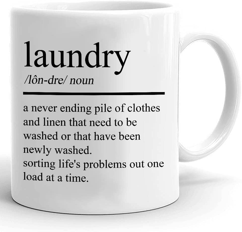 Laundry Definition Mug, Laundry Definition Dictionary, Birthday ...