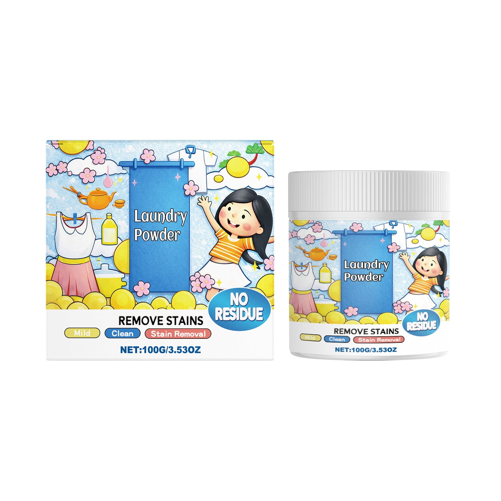 Laundry Detergent Concentrated Warm Water Activated Laundry Powder for ...