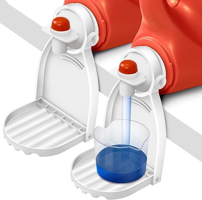 Laundry Detergent Cup Holder 2 Pack, Detergent Drip Catcher Organizer ...