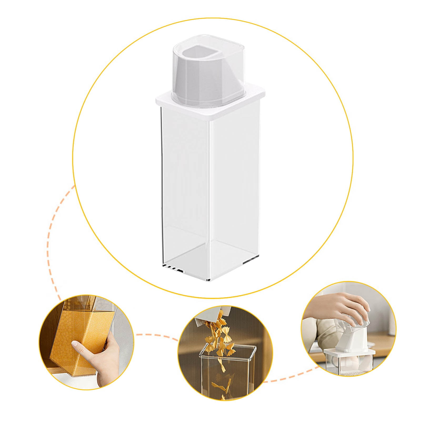 Laundry Detergent Dispenser Cereal Containers Storage, Airtight Food ...