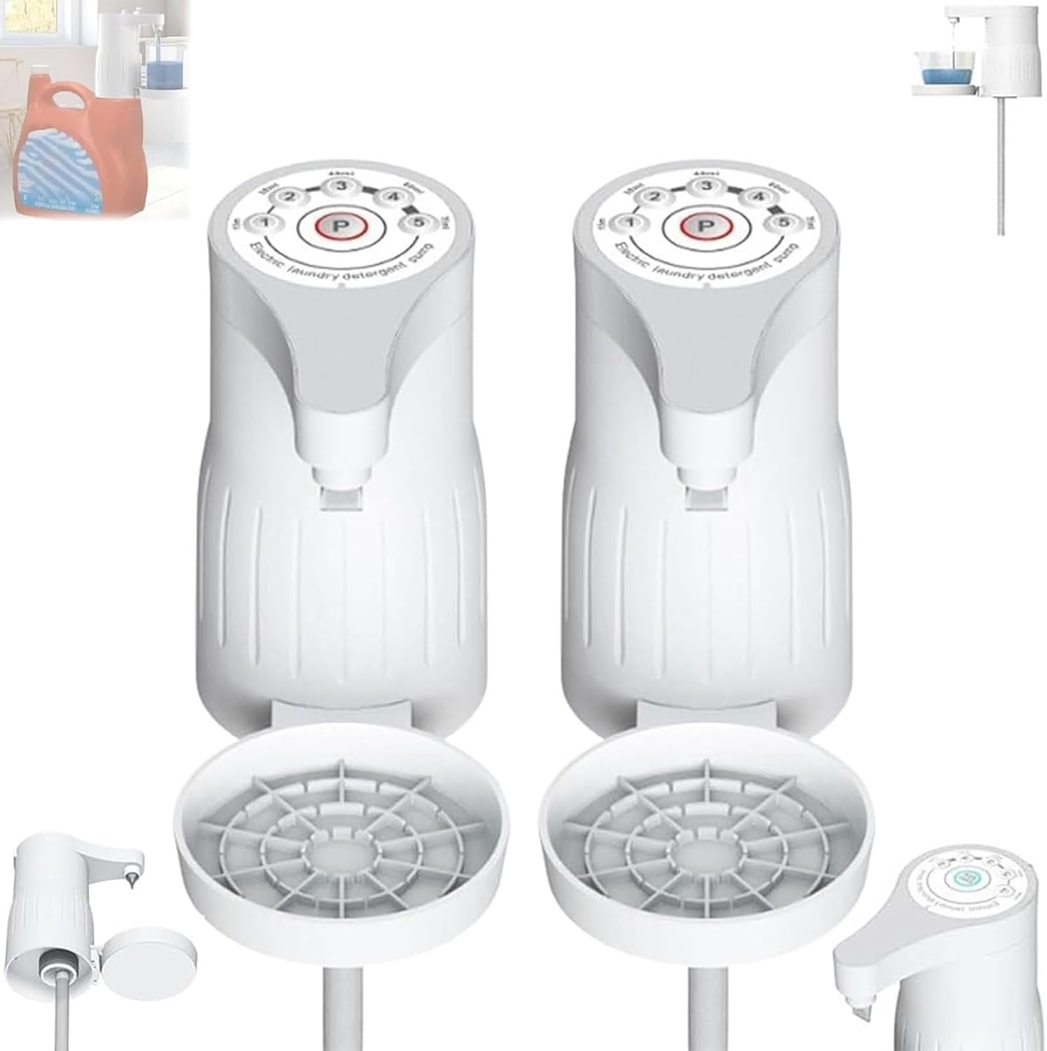 Laundry Detergent Dispenser Electric, Automatic Electric Laundry ...