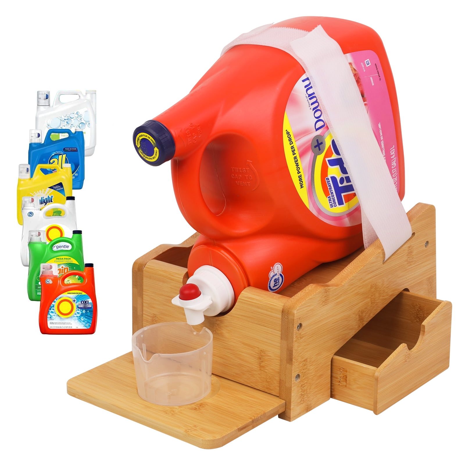 Laundry Detergent Holder with Drip Tray and Storage Drawer by HTB ...