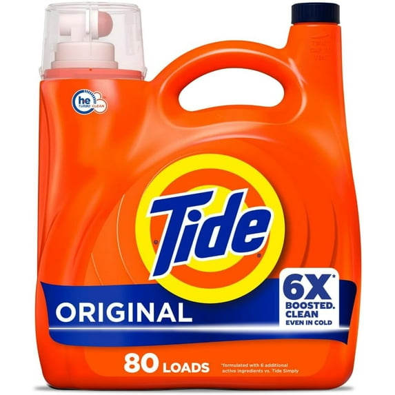 Laundry Detergent Liquid, Original Scent, 80 Loads, 105 FL OZ, Works on ...