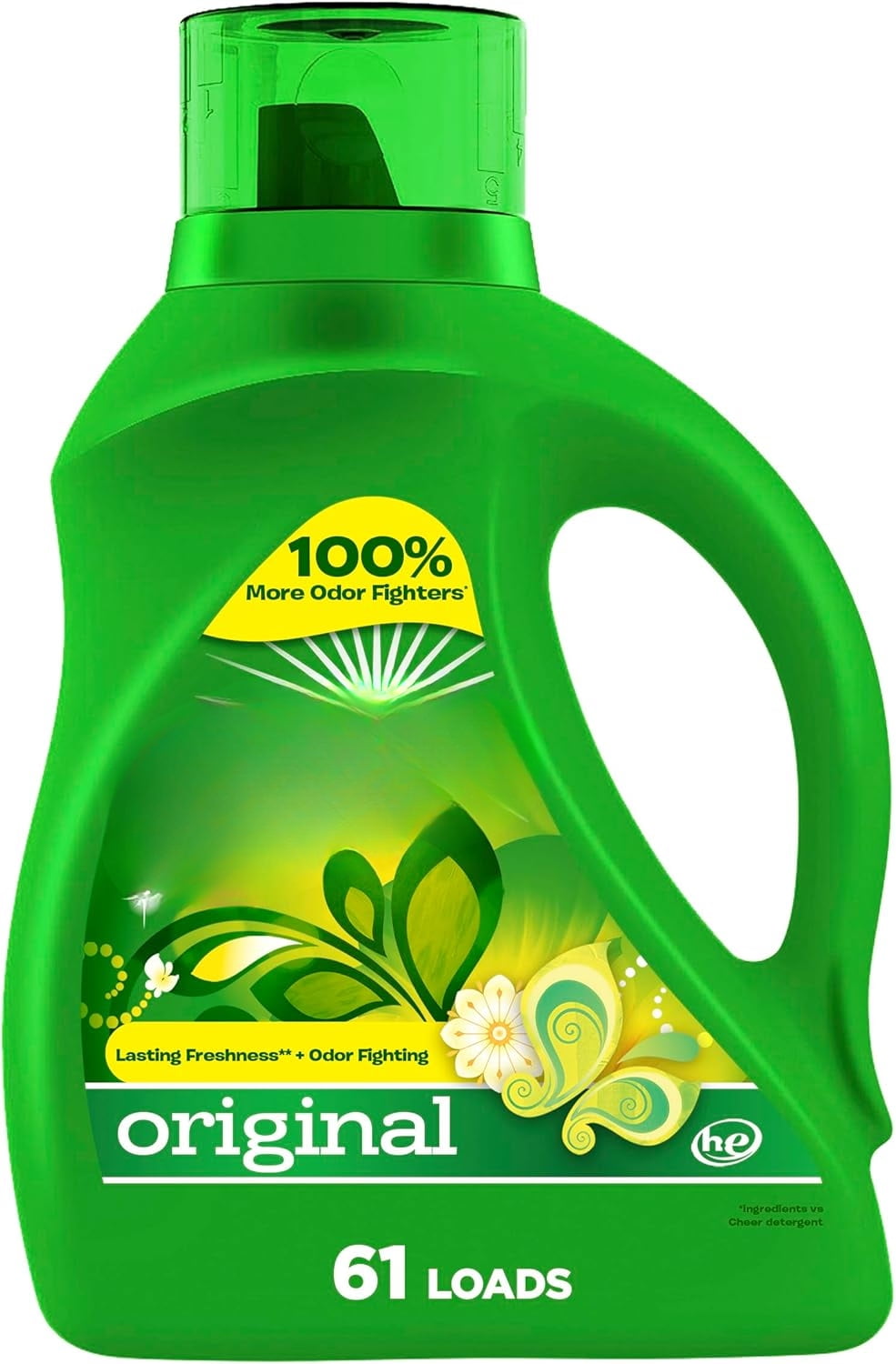 Laundry Detergent, Original, HE Compatible Laundry Soap (with Febreze ...
