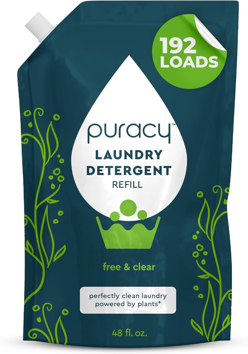 Laundry Detergent Refill - Enzyme-Powered Liquid Detergent Concentrate ...