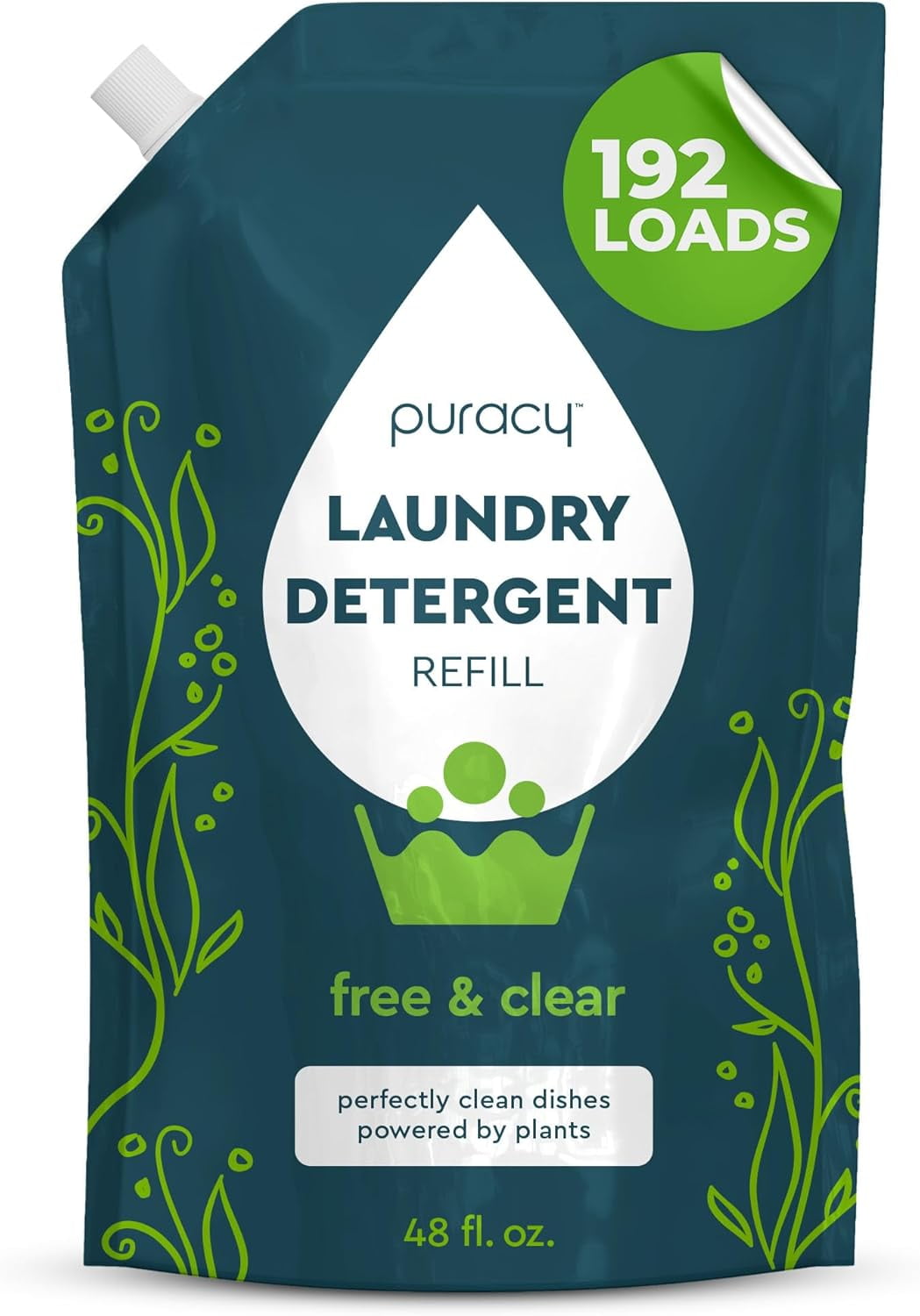 Laundry Detergent Refill - Enzyme-Powered Liquid Detergent Concentrate ...