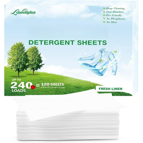Laundry Detergent Sheet, & Wash Strips, Ingredients, -Concentrated ...
