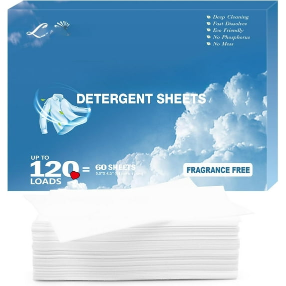Laundry Detergent Sheet, & Wash Strips, Ingredients, -Concentrated ...