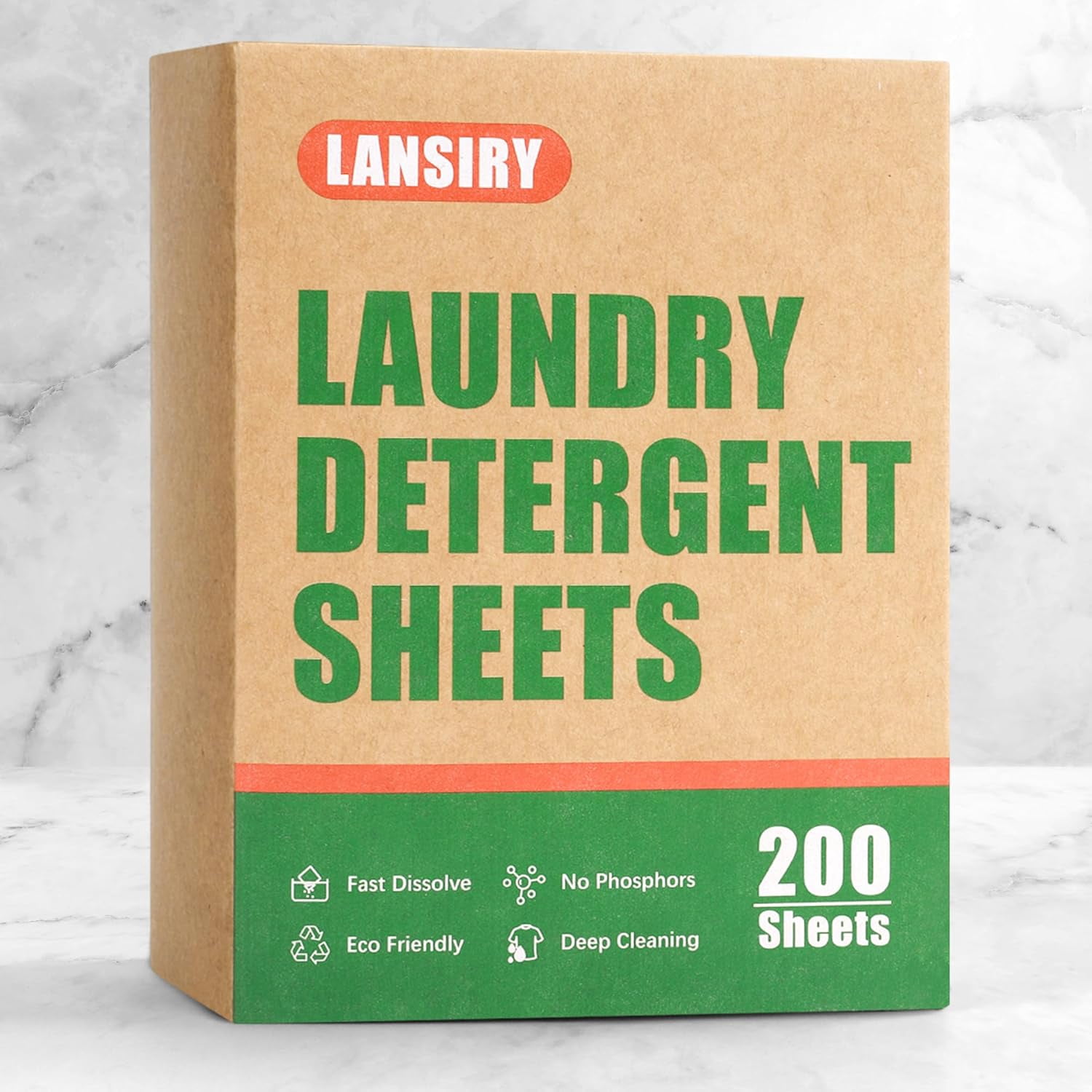 Laundry Detergent Sheets - 200 Loads, Fragrance Free, Eco-Friendly ...