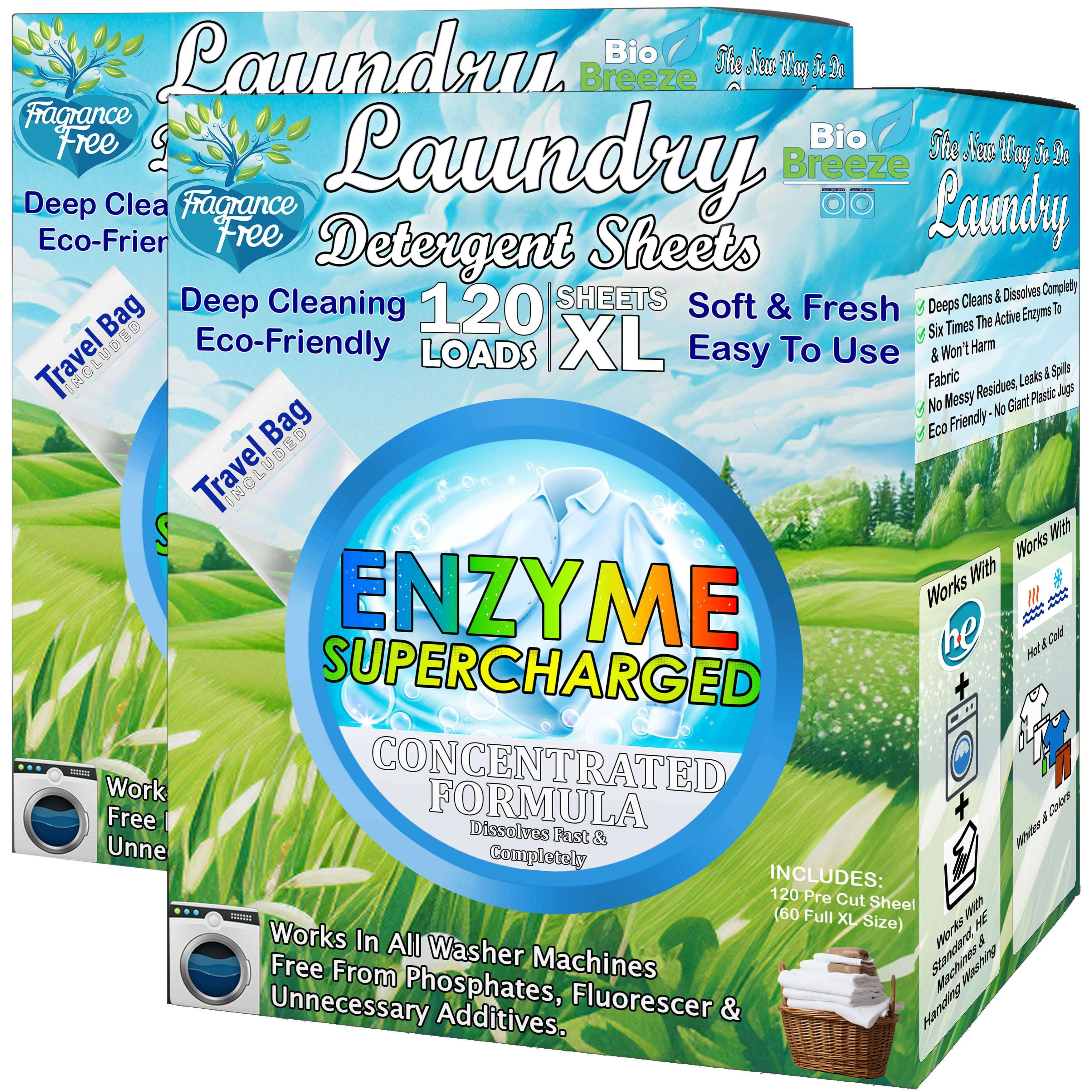Eco-Friendly Laundry Detergent Sheets (240 XL) - Hypoallergenic ...