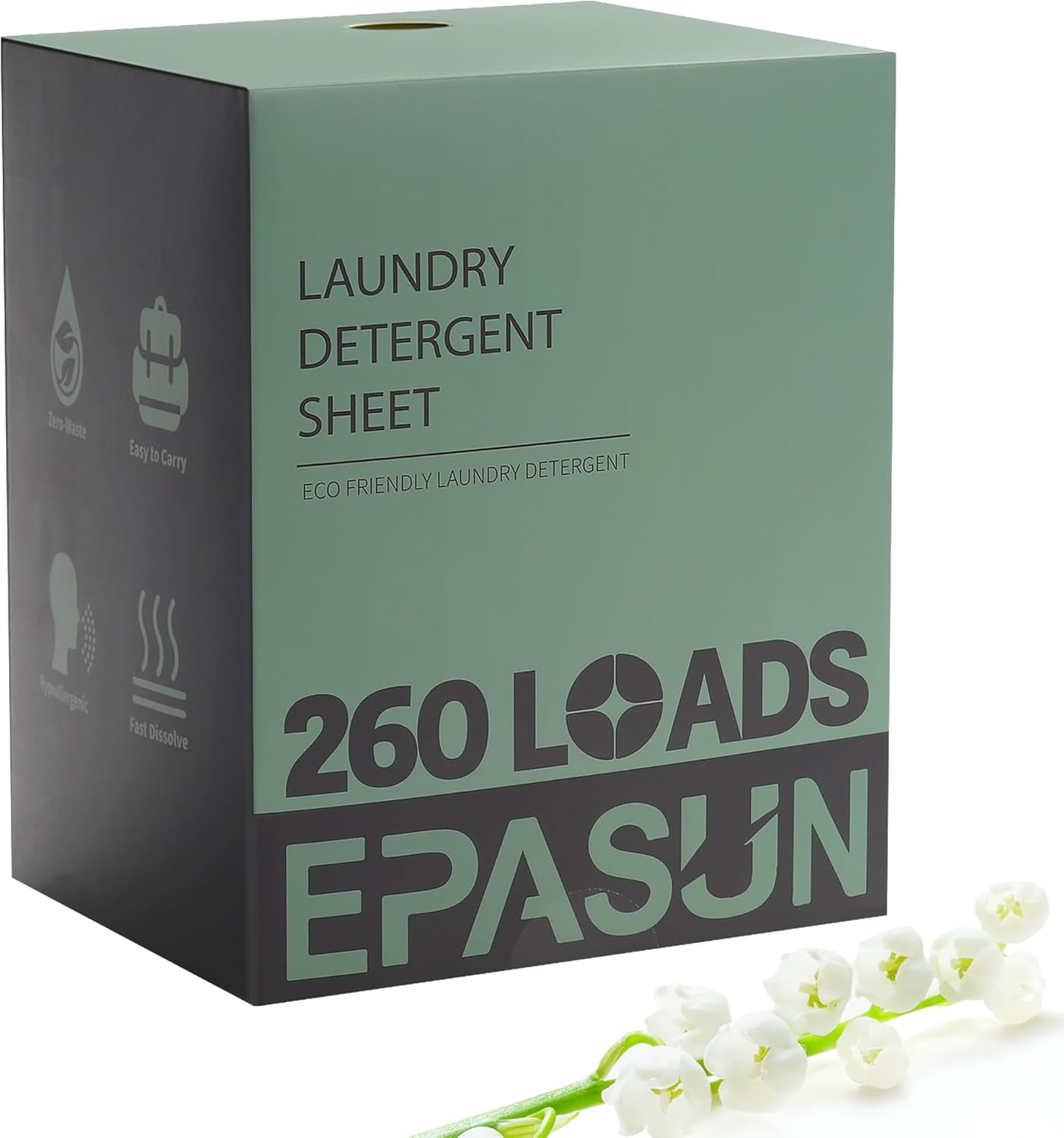 Laundry Detergent Sheets 260 Loads, Fresh Scent, Eco-Friendly ...