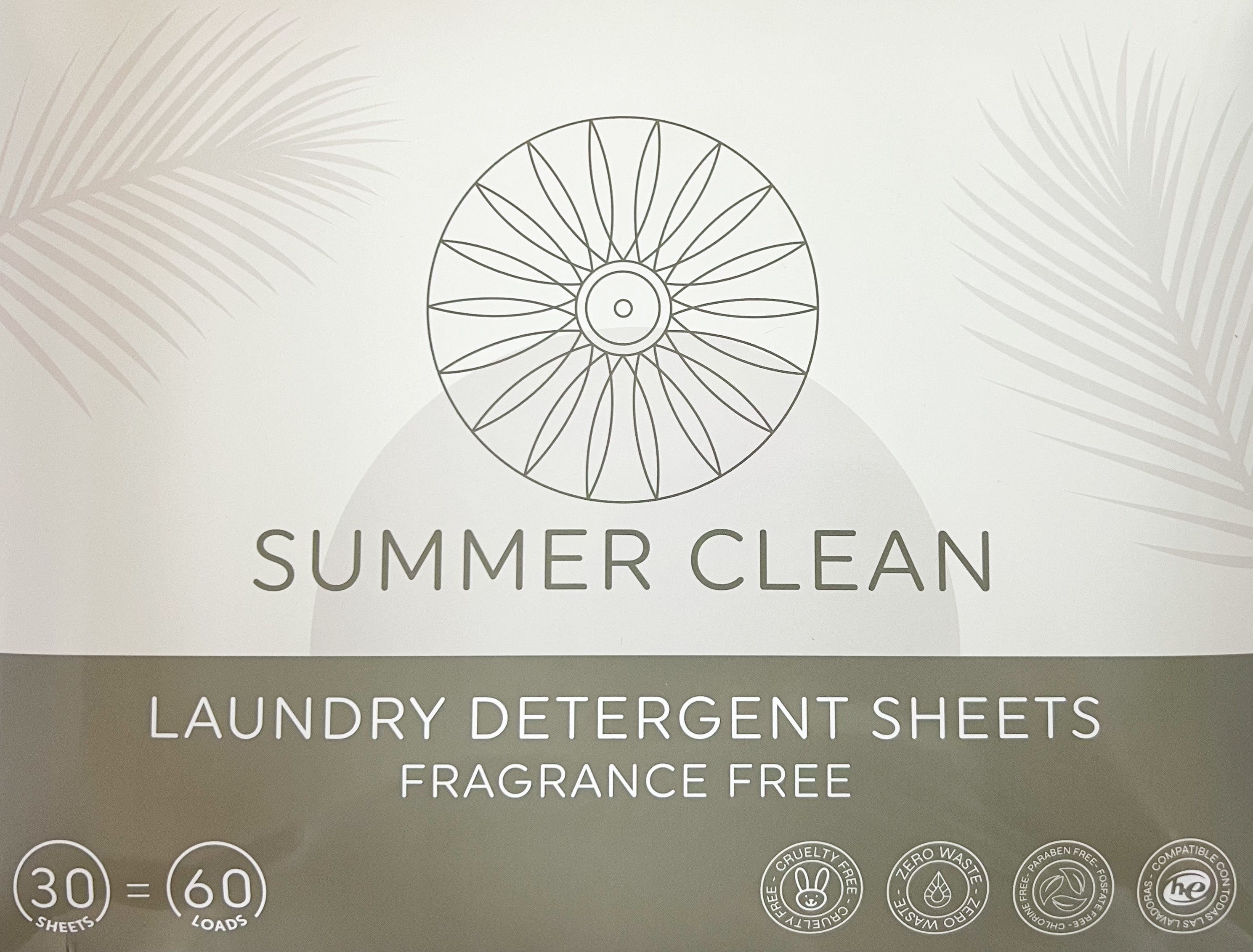 Laundry Detergent Sheets - Fragrance Free - Walmart.com