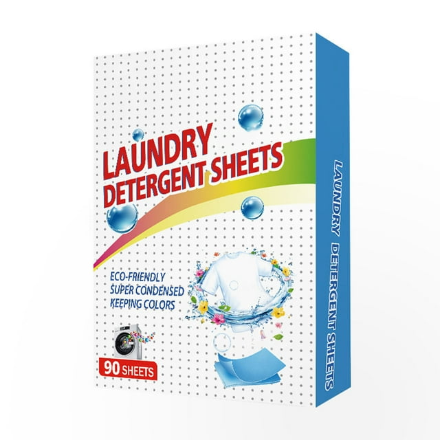 Laundry Detergent Sheets, Laundry Sheets, 90 Counts Travel Laundry ...