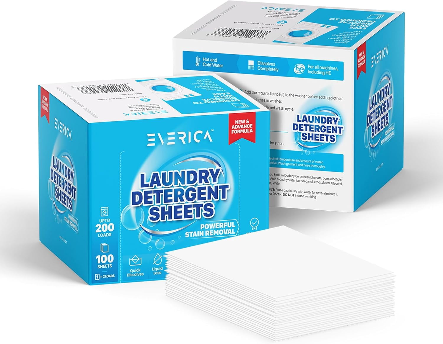 Laundry Detergent Sheets - Powerful Stain Removal Formula - Eco ...