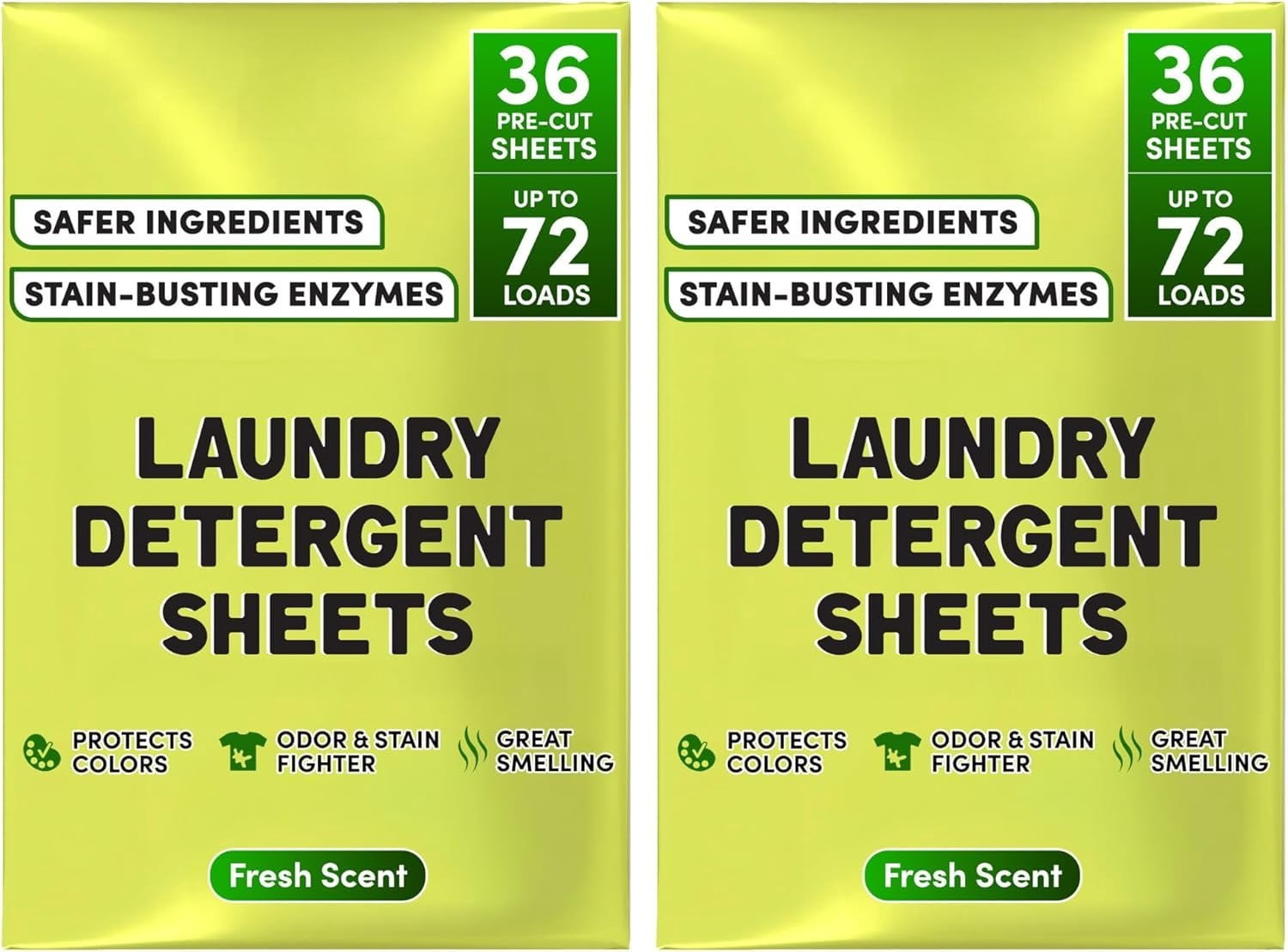Laundry Detergent Sheets - Travel Detergent Sheets with Scent (144 ...