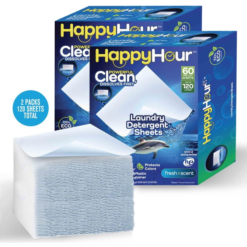 Laundry Detergent Tablets - 120 Loads - Eco-Friendly, Non-Toxic, Stain ...