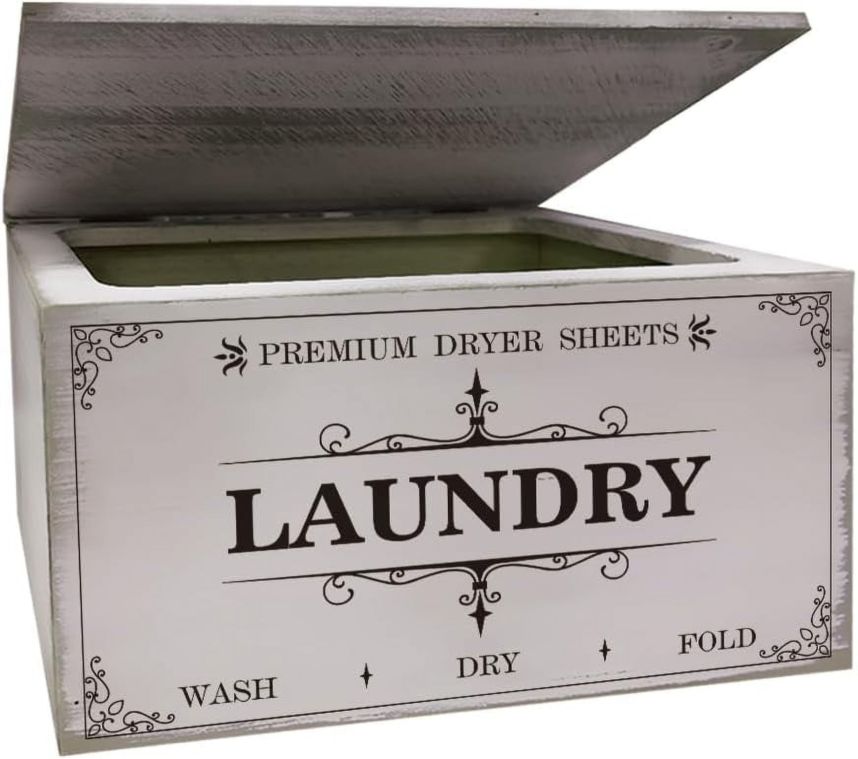 Laundry Dryer Sheet Dispenser Dryer Sheet Box Dryer Sheet Holder Wool ...