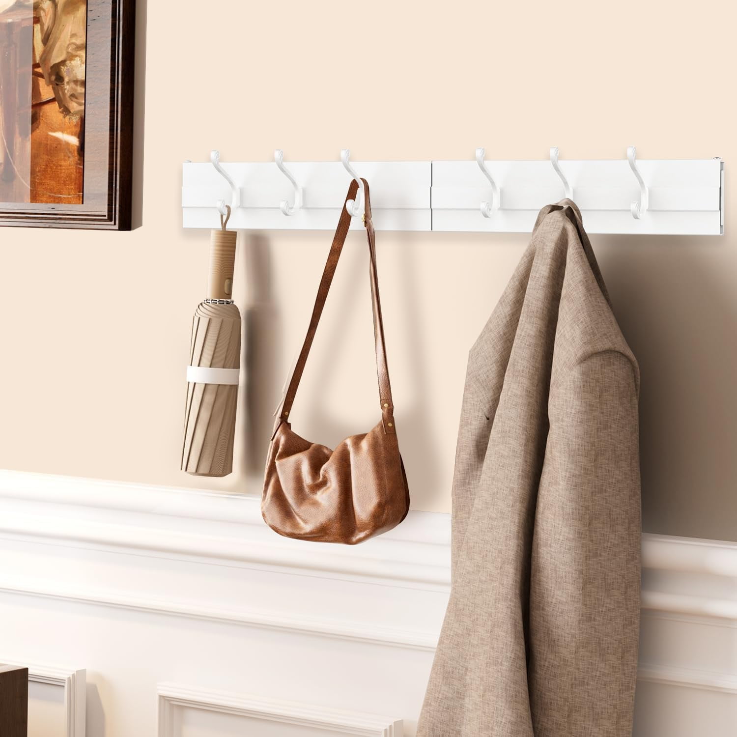 Laundry Drying Rack, Collapsible Wall Mounted Clothes Drying Rack ...