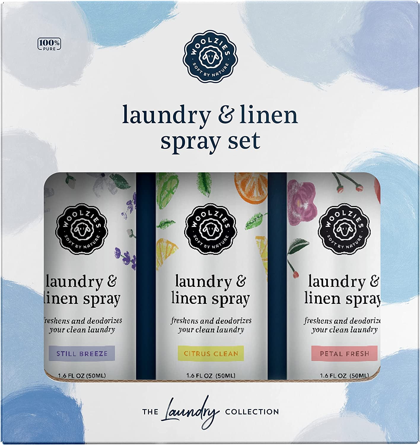 Laundry Essential Oil Linen Spray Set | Use with Wool Dryer Balls, Face ...