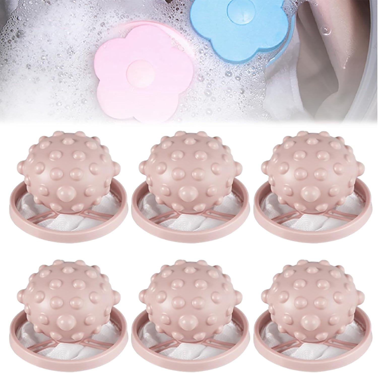 Laundry Hair Catcher, 2025 New Floating Hair Filtering Mesh Removal Pet ...