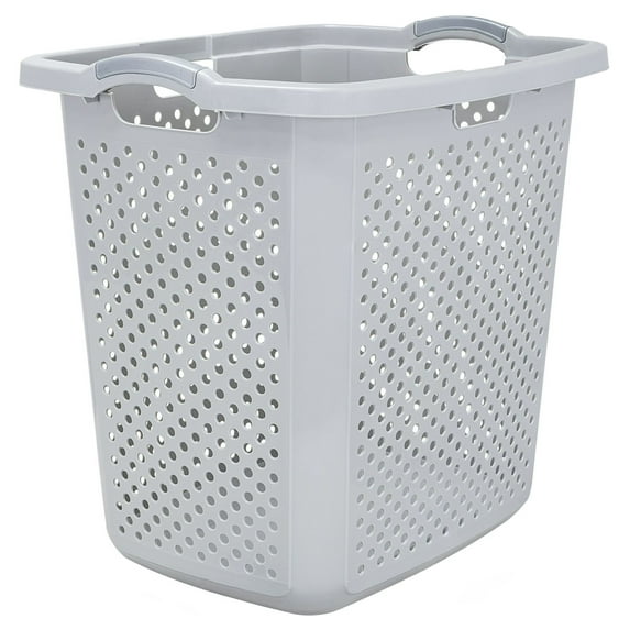 Laundry Hamper 2.5 Bushel, Extra Large Plastic Hamper Basket - Soft ...