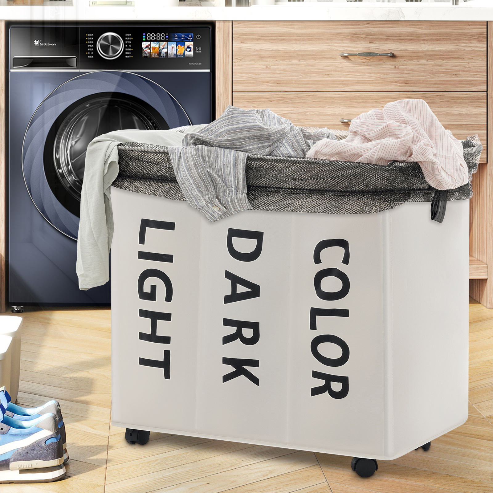 Camco 51977 Pop-Up Laundry Hamper -Lightweight and Collapsible for Easy ...