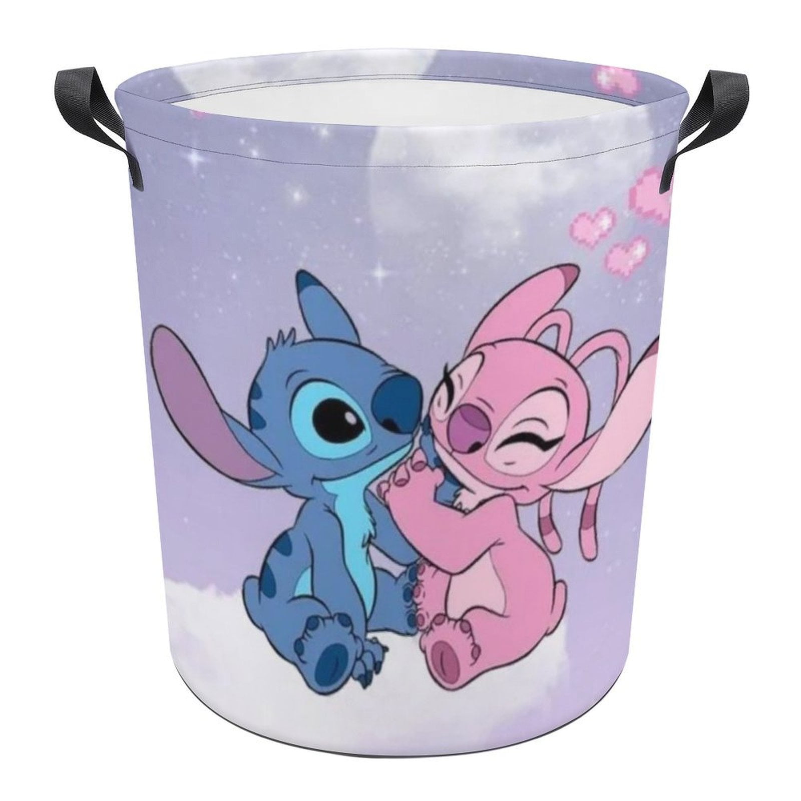 Laundry Hamper Cute Stitch Laundry Baskets Large Girls Boys Kid Clothes ...