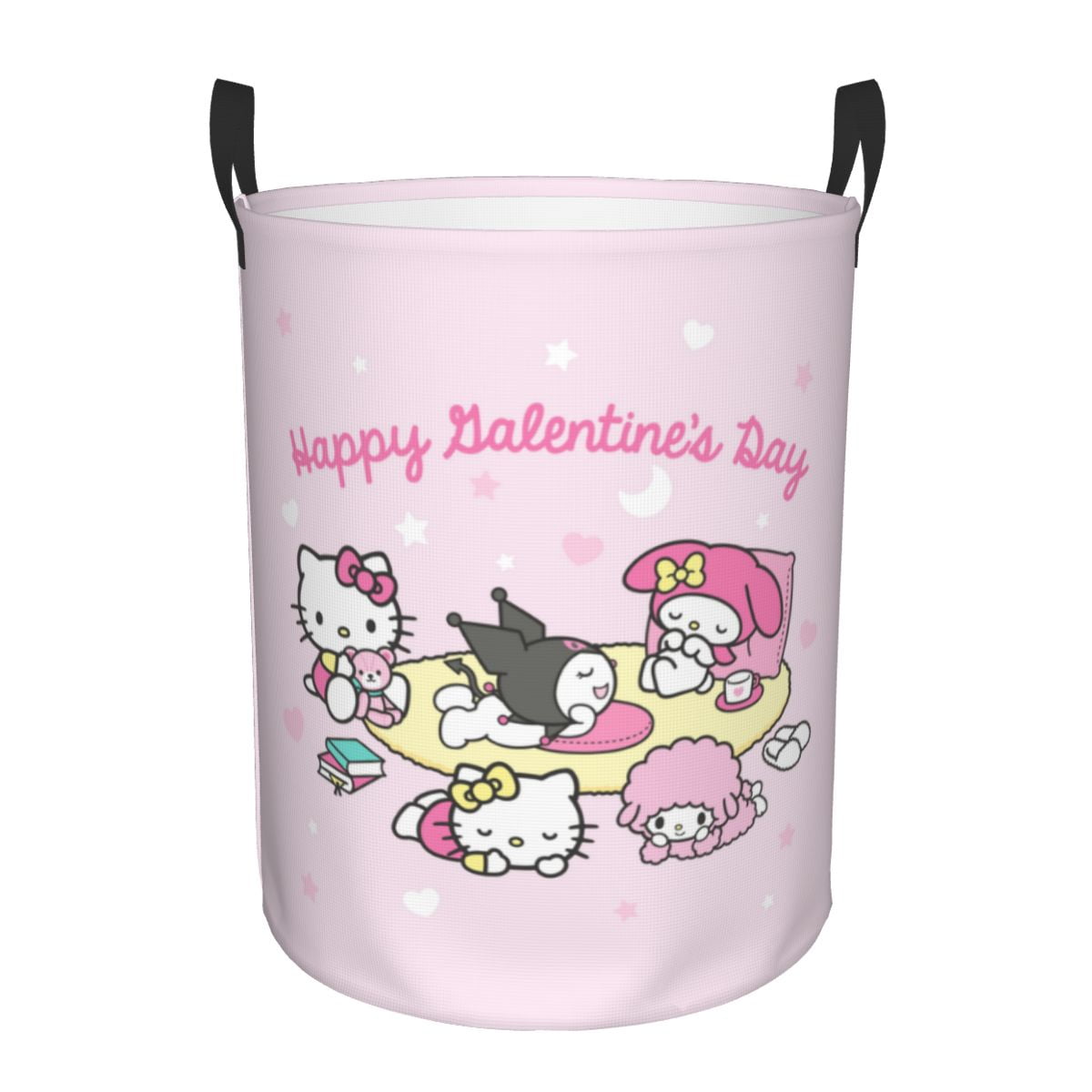 Laundry Hamper Large Clothes Storage Basket Hello Kit-ty Anime Cat ...