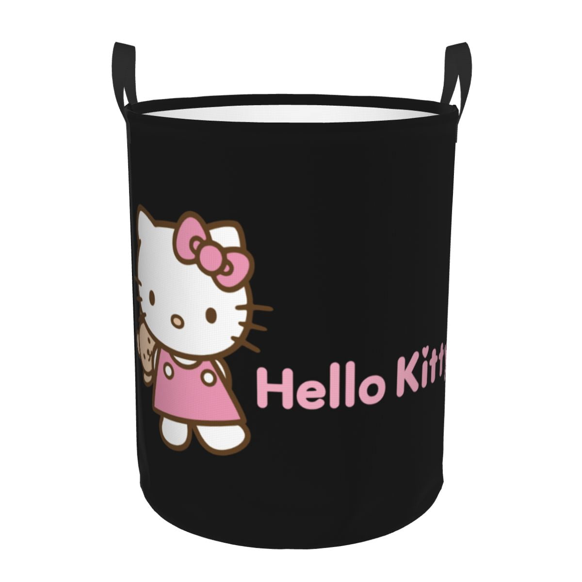 Laundry Hamper Large Clothes Storage Basket Hello Kit-ty Anime Cat ...