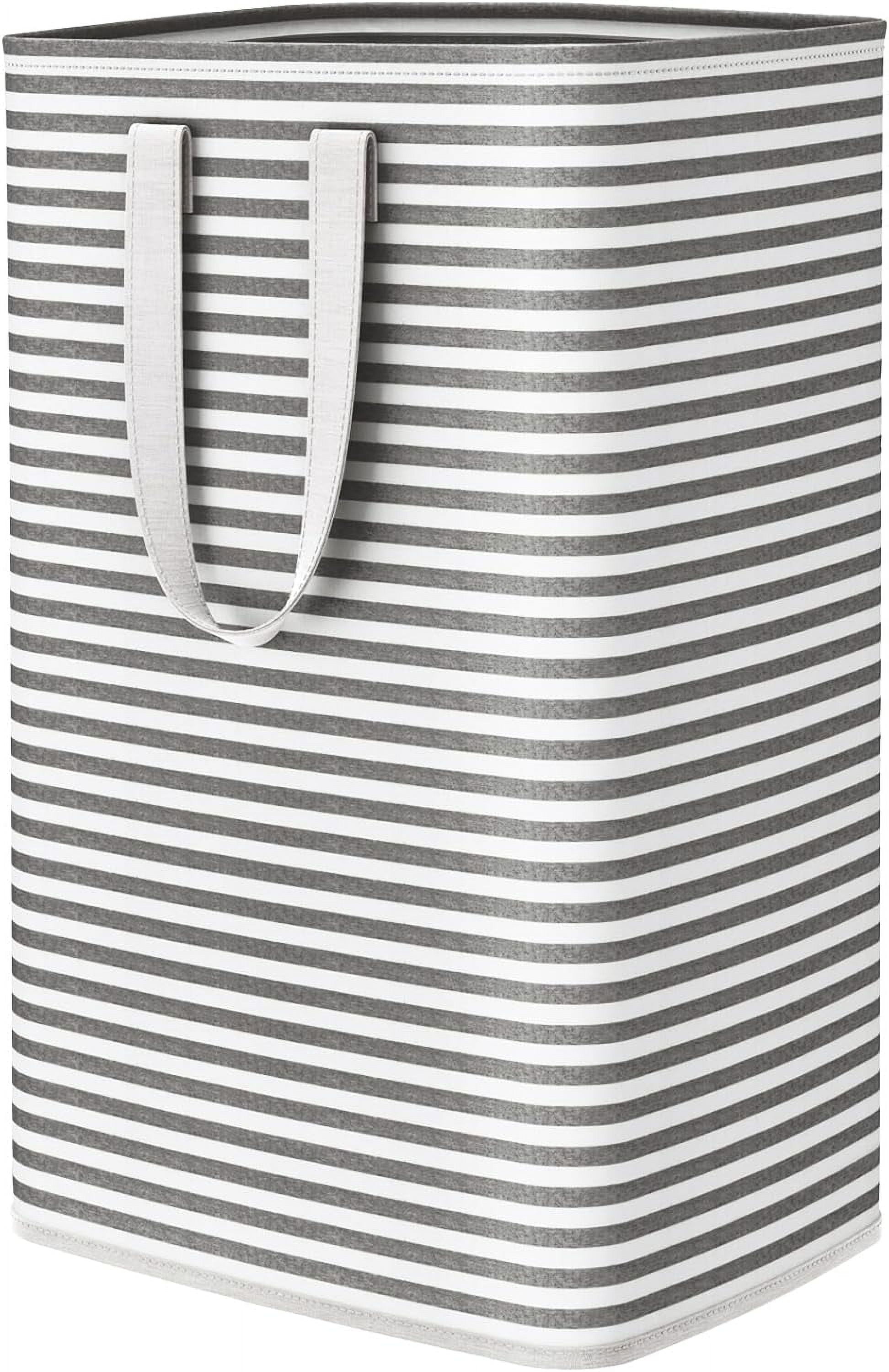 Laundry Hamper Large Collapsible Laundry Basket, Freestanding ...