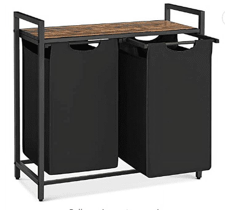 Mekek Adult 2/3/4 - Bins Laundry Hamper adult, Black - Walmart.com