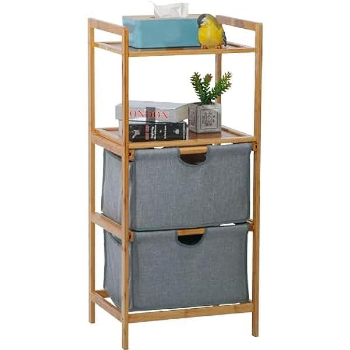 Laundry Hamper with Shelf, Laundry Basket Laundry Sorter with Fabric ...