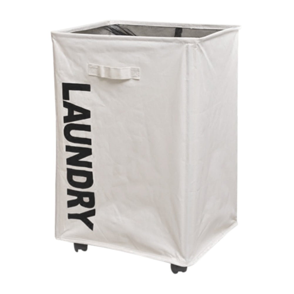 Laundry Hamper Slim Laundry Basket with Stand Foldable Waterproof Cover ...