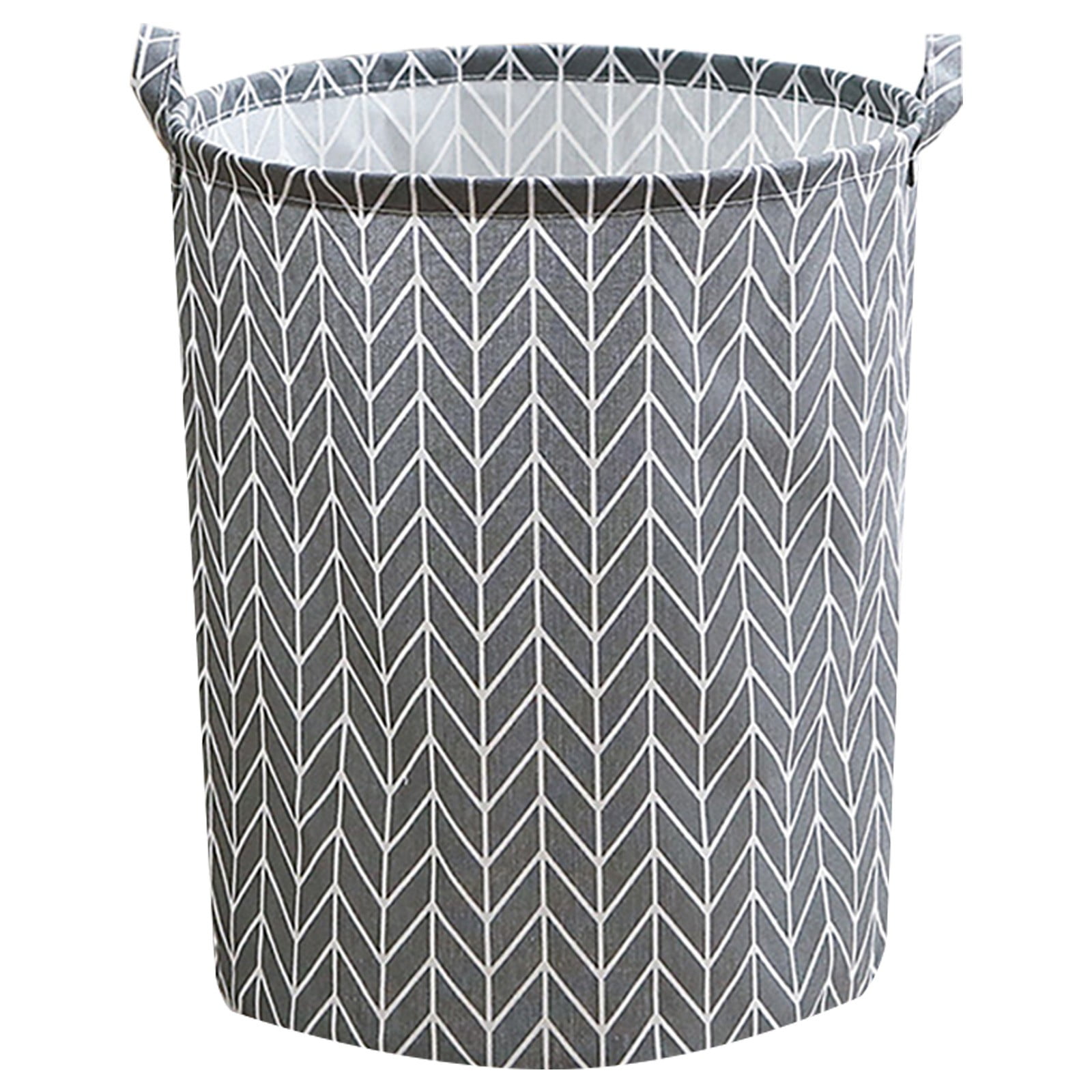 Laundry Hamper with Handles Collapsible Canvas Laundry Basket Storage ...