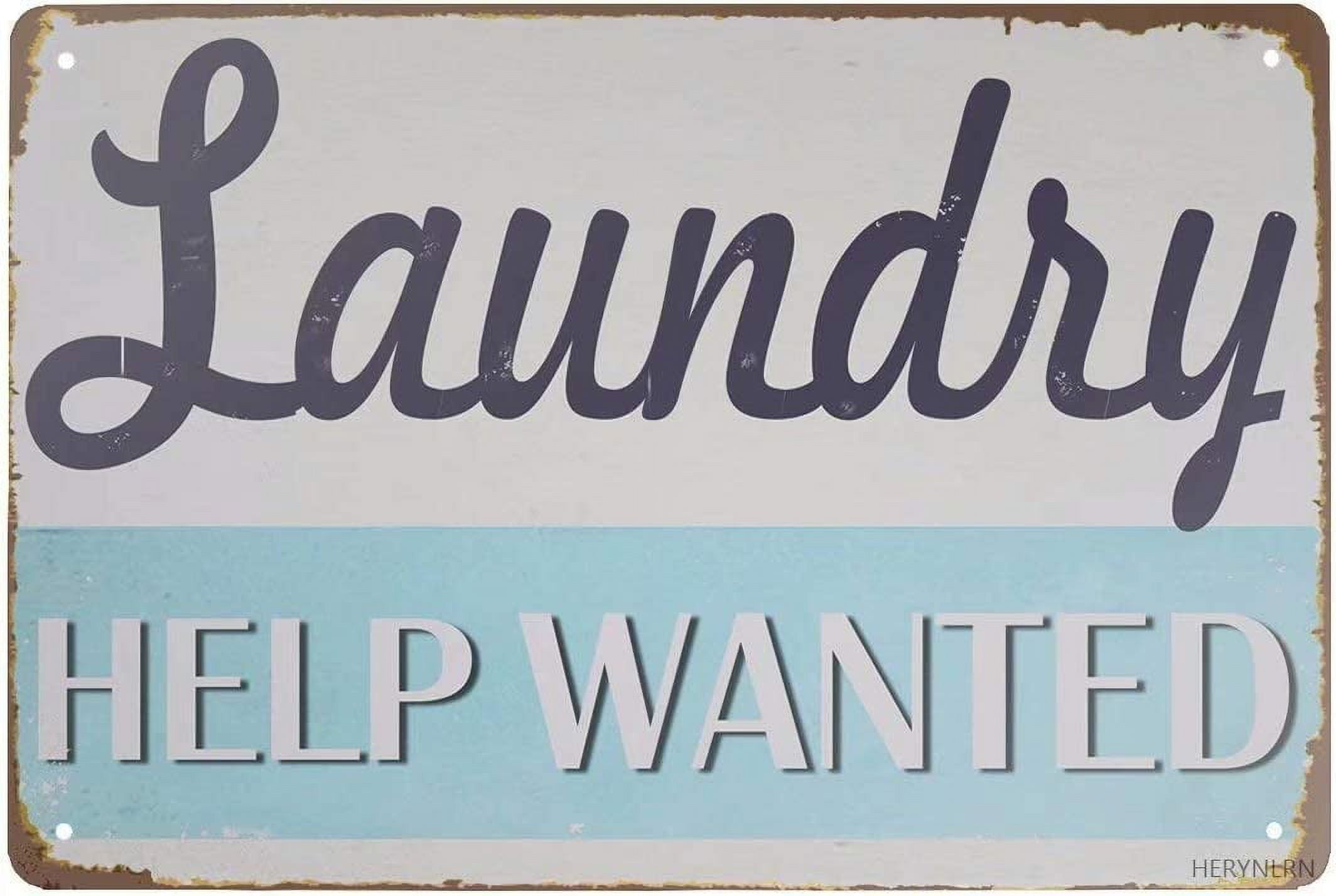 Laundry Help Wanted 5D Diamond Painting Kits for Beginners,DIY Round ...