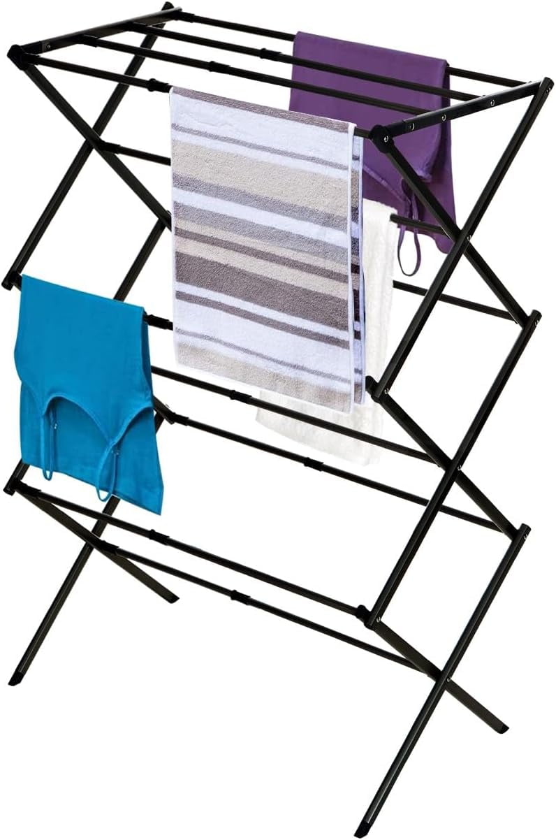 Laundry Organization Expandable/Collapsible Clothes Drying Rack ...